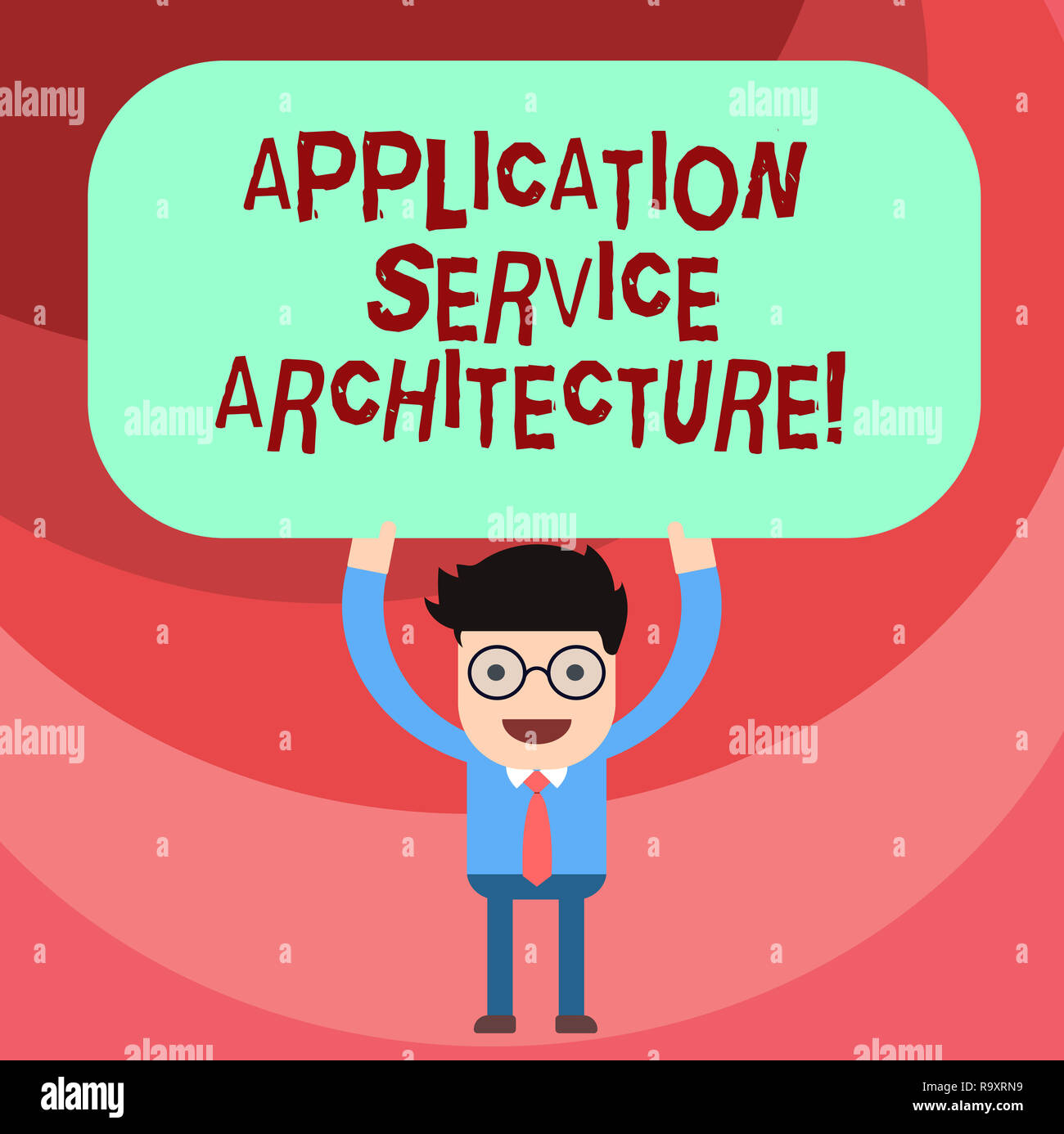 Word Writing Text Application Service Architecture Business Concept
