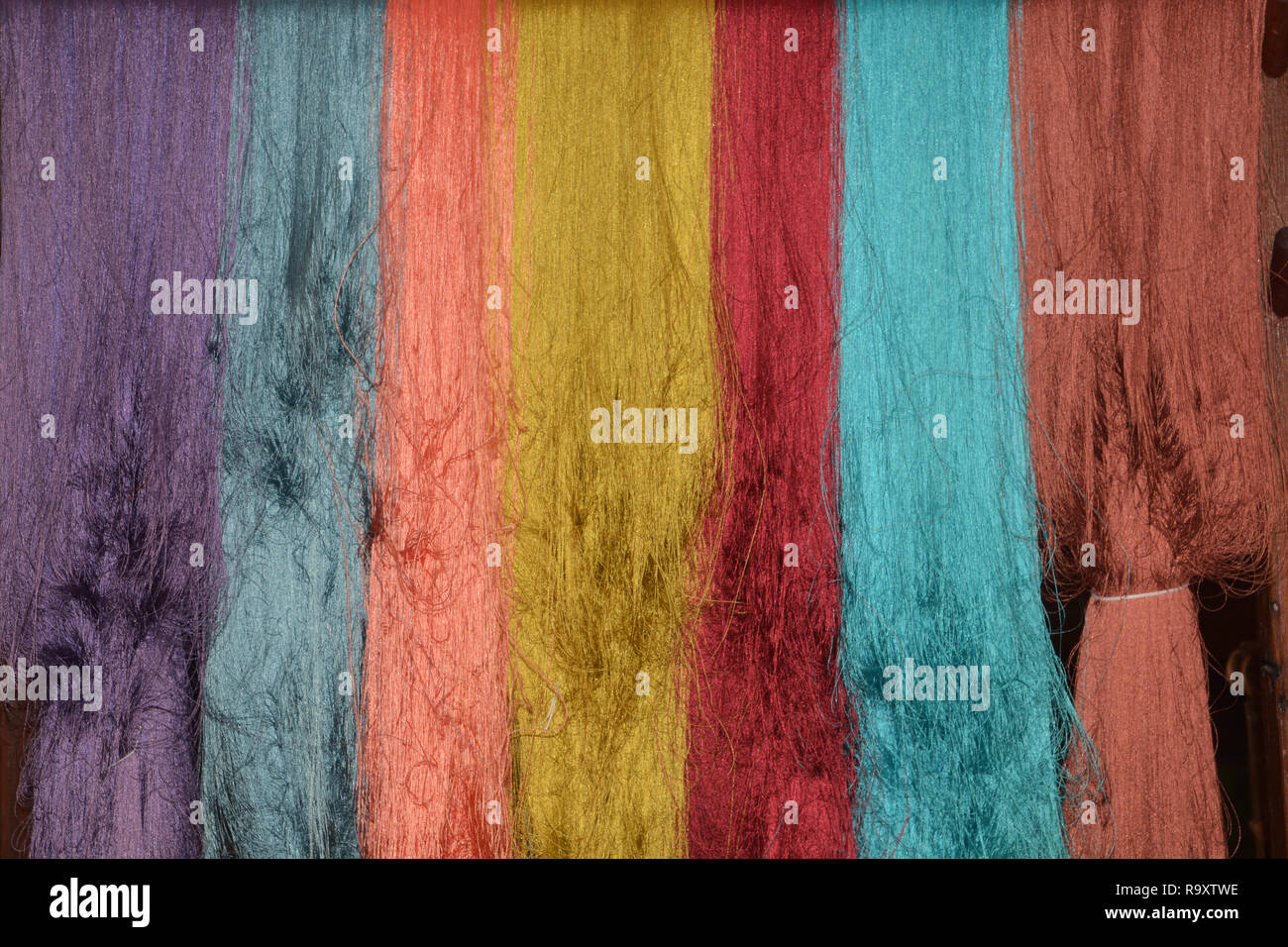Multicolor silk embroidery hi-res stock photography and images - Alamy
