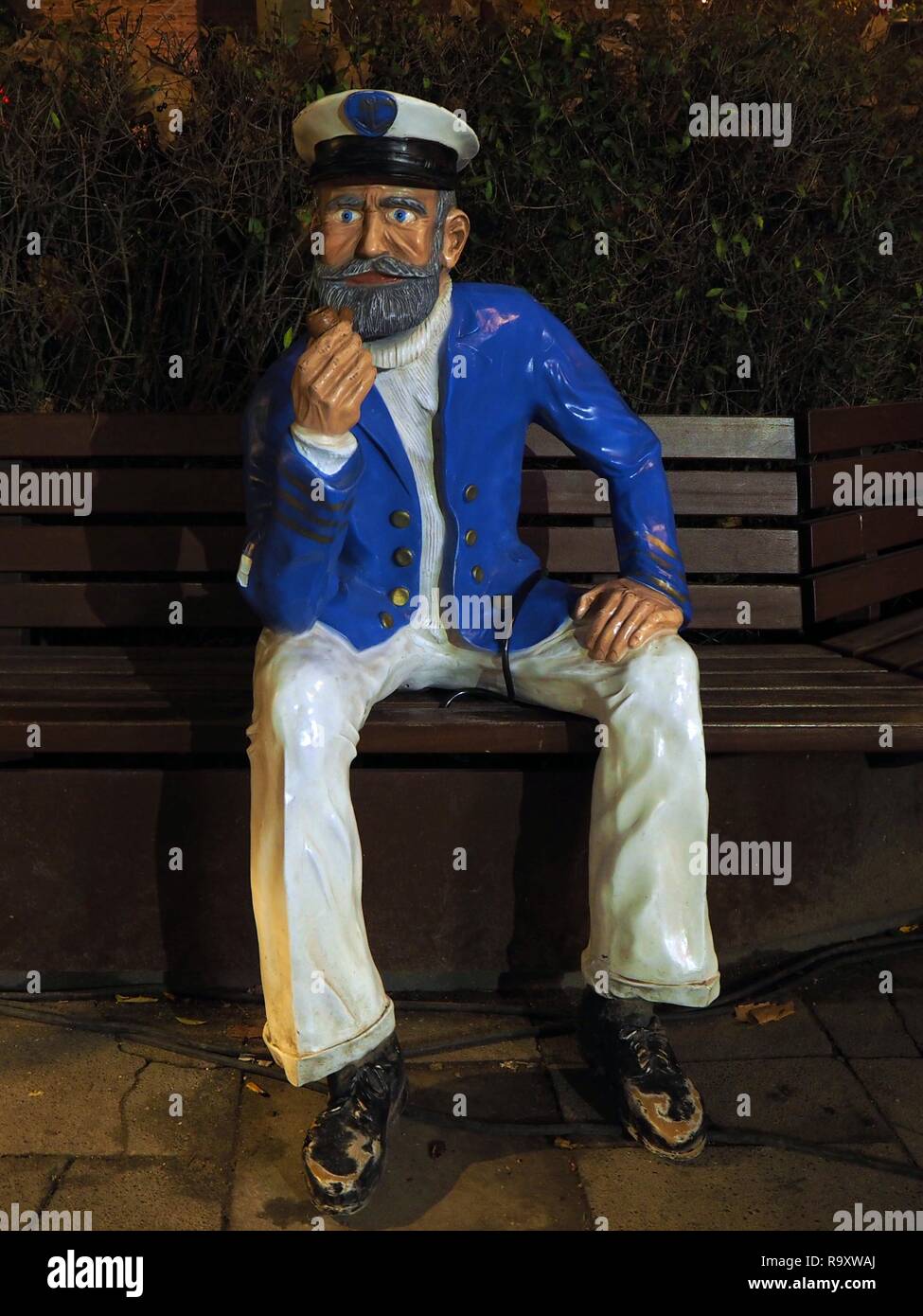 Statue of sailor at the Christmas Market in Cologne Stock Photo - Alamy