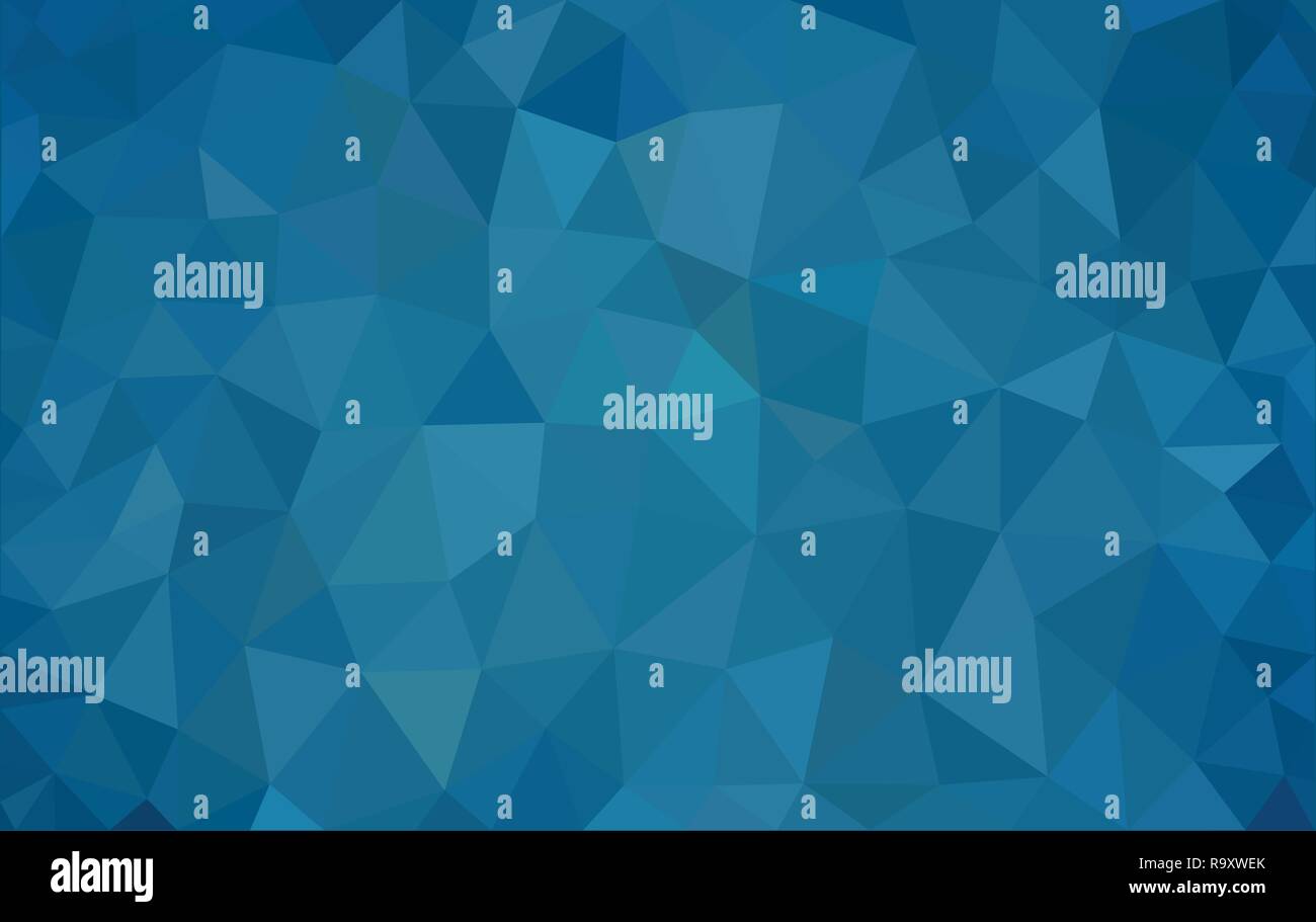 Multicolor blue low poly background, abstract crystal texture, polygon design vector ...