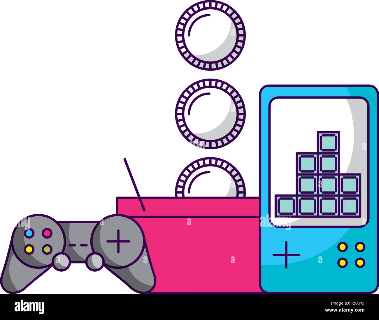 video game concept Stock Vector Image & Art - Alamy
