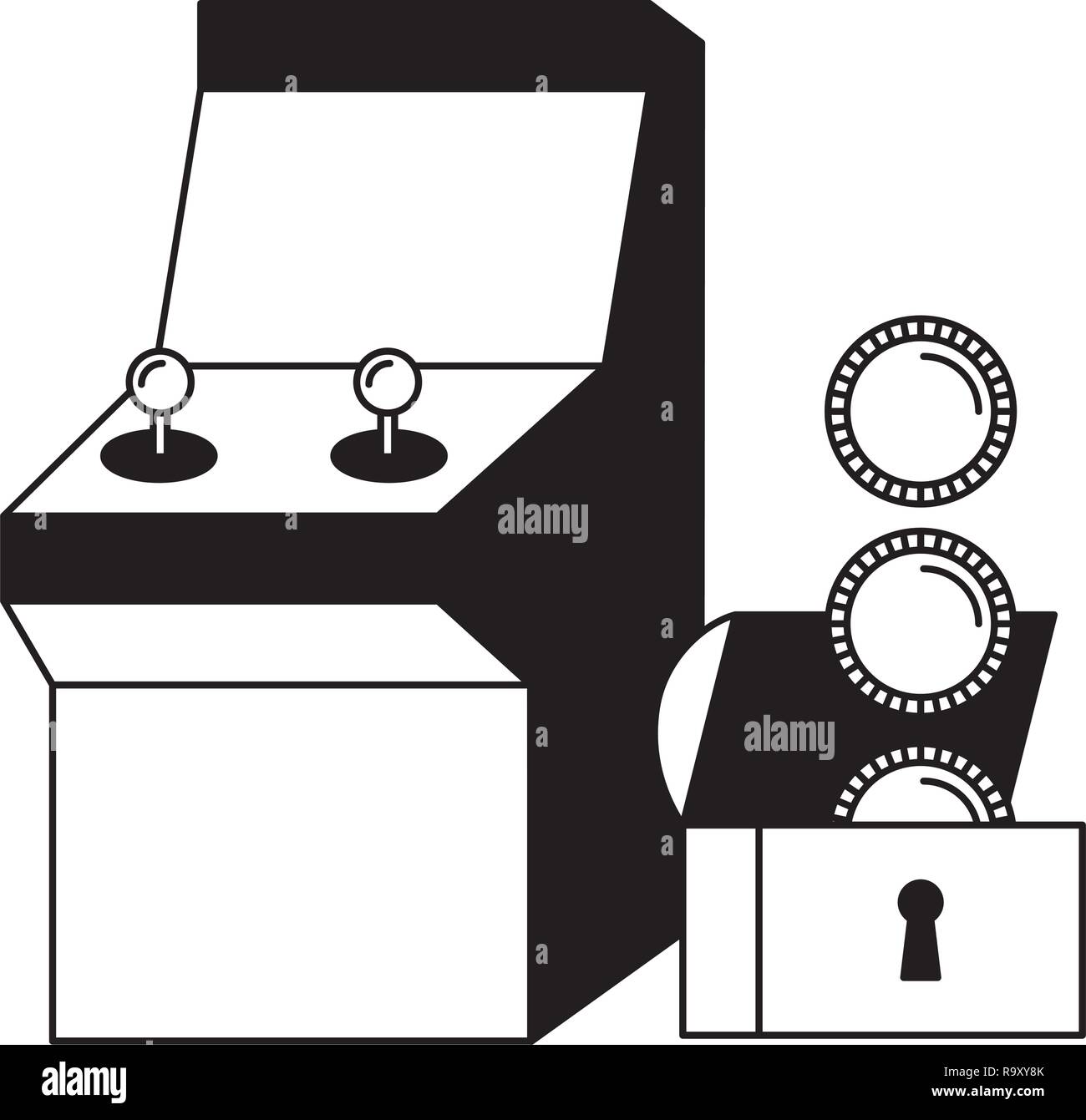 video game concept Stock Vector Image & Art - Alamy