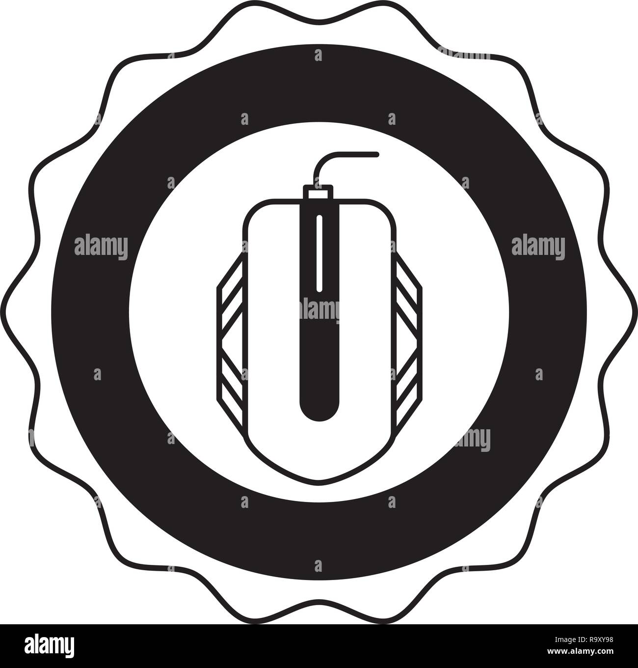 mouse device gadget label white background Stock Vector Image & Art - Alamy