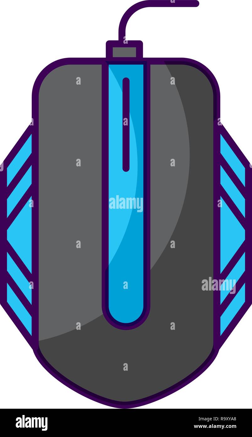 mouse device gadget label white background Stock Vector Image & Art - Alamy