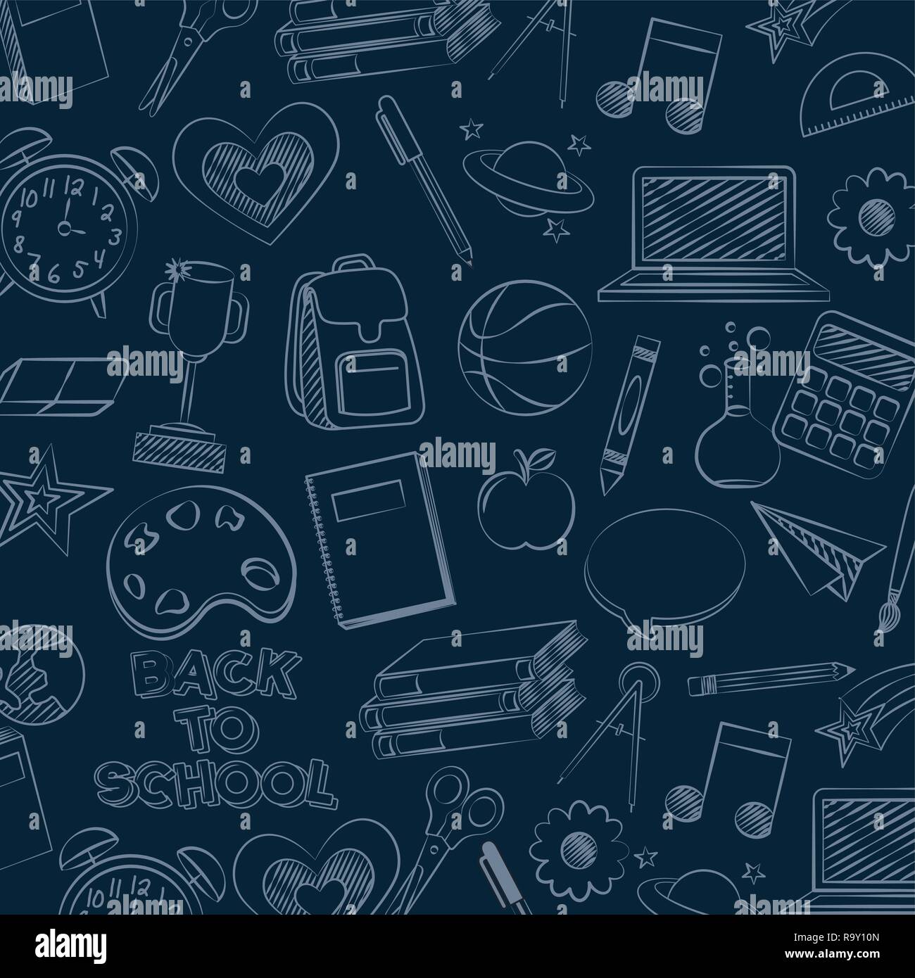 back to school sketch Stock Vector Image & Art - Alamy