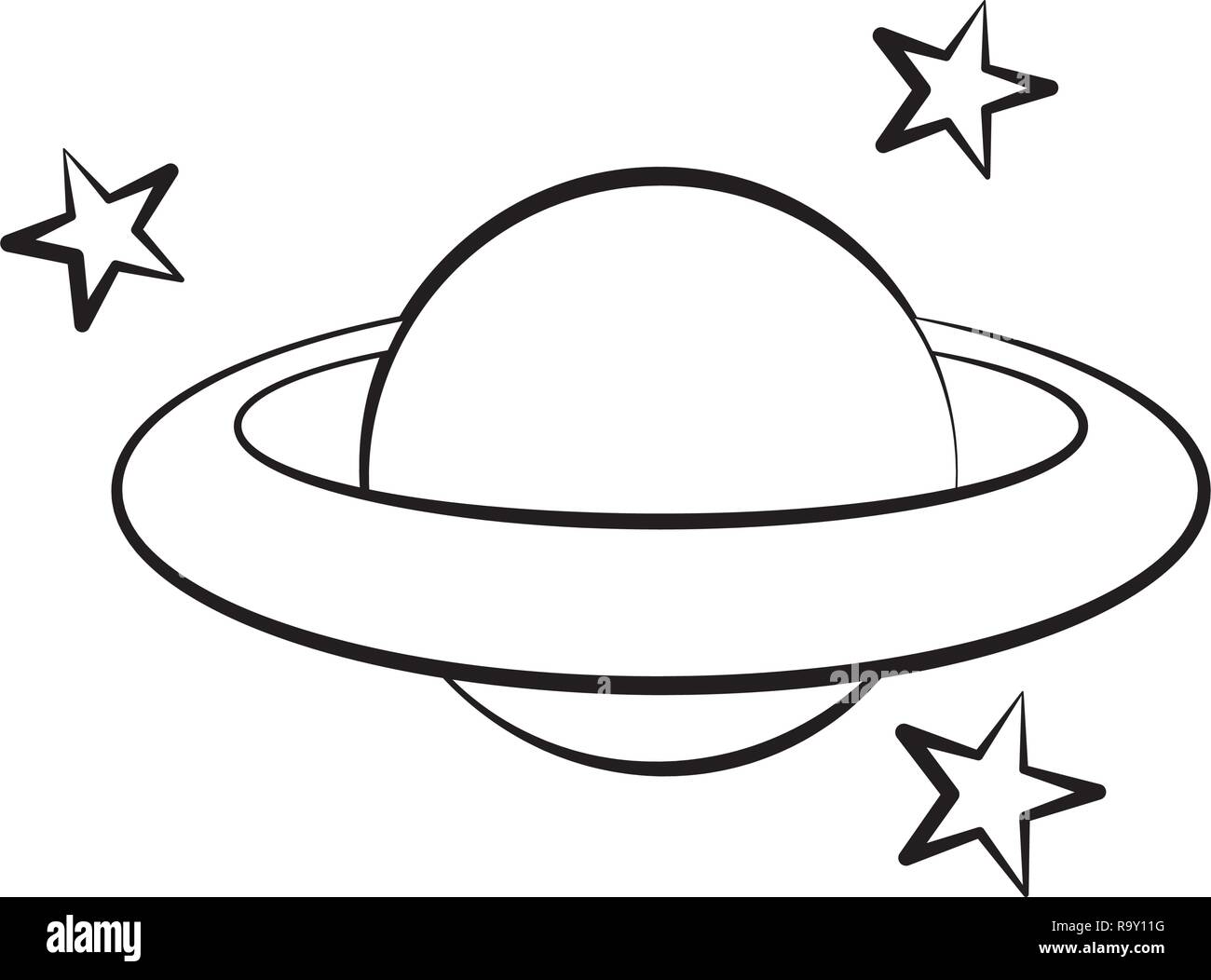 planet stars doodle Stock Vector Image & Art - Alamy