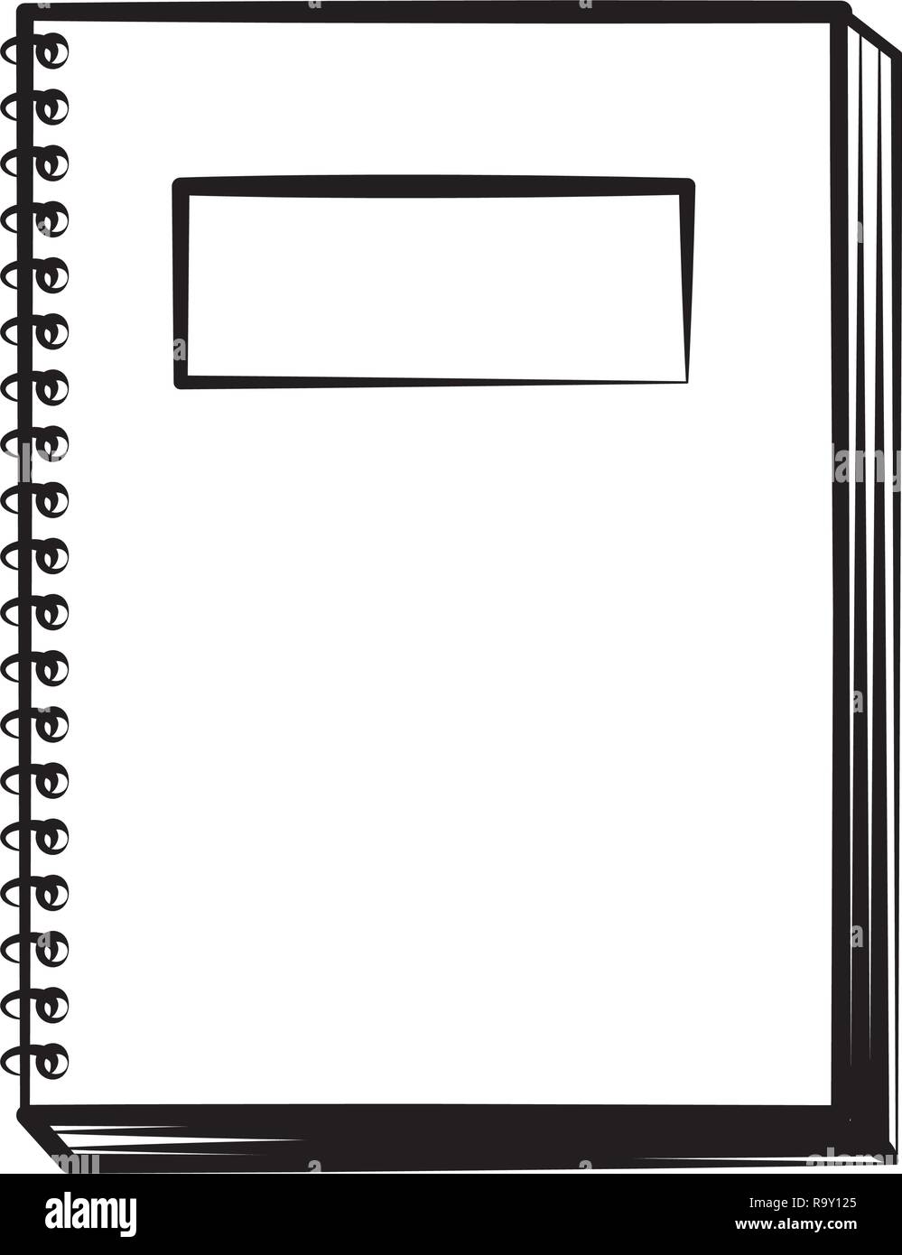 notebook doodle on white background Stock Vector Image & Art - Alamy