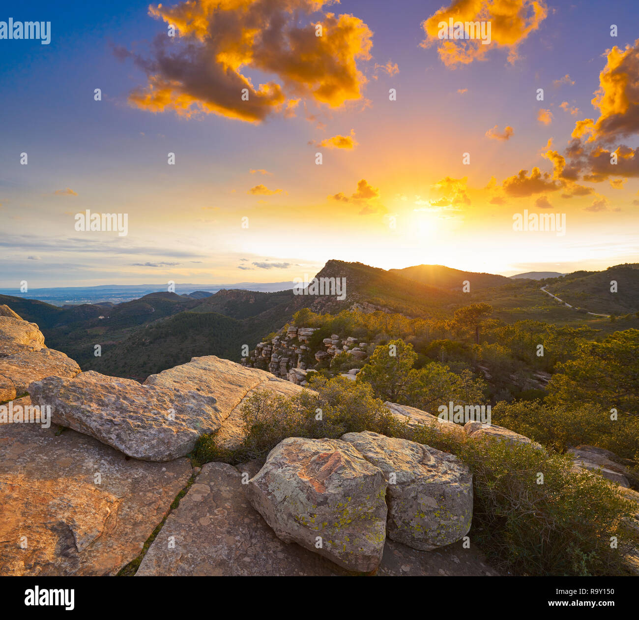 Sierra calderona natural park hi-res stock photography and images - Alamy
