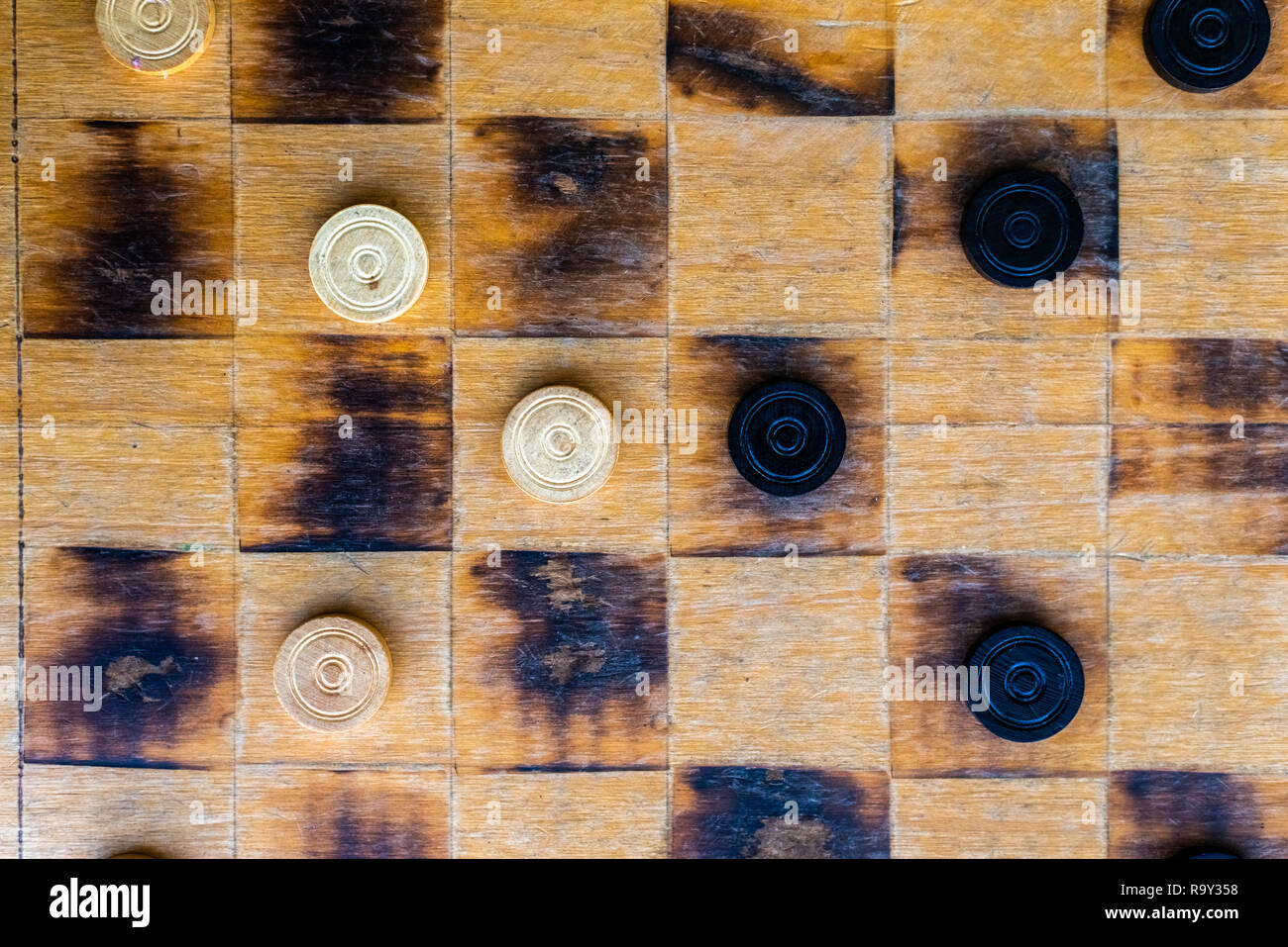 Checkers game pieces, team concepts, strategy and success Stock Photo ...