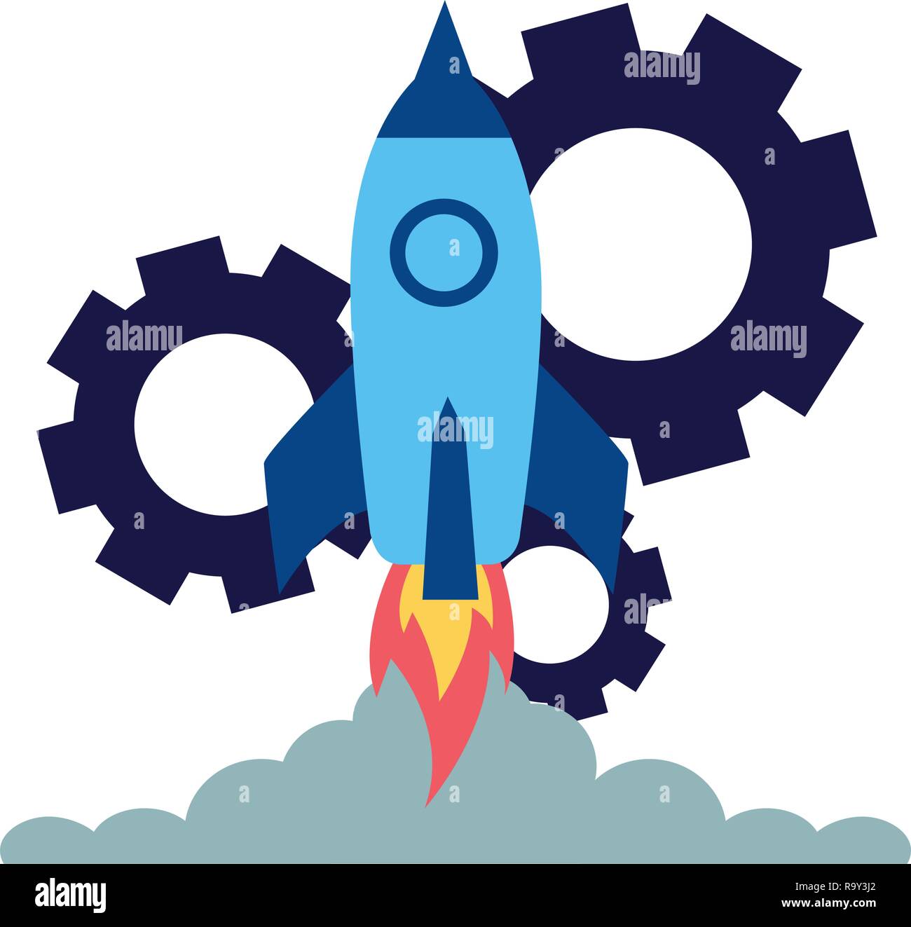 Launching gear Stock Vector Images - Alamy