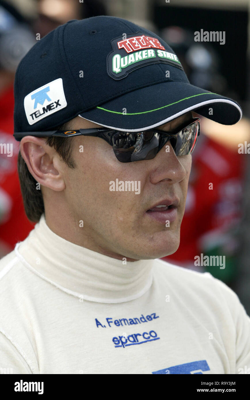 Adrian Fernandez takes the pole for the CART Grand Prix Americas being ...