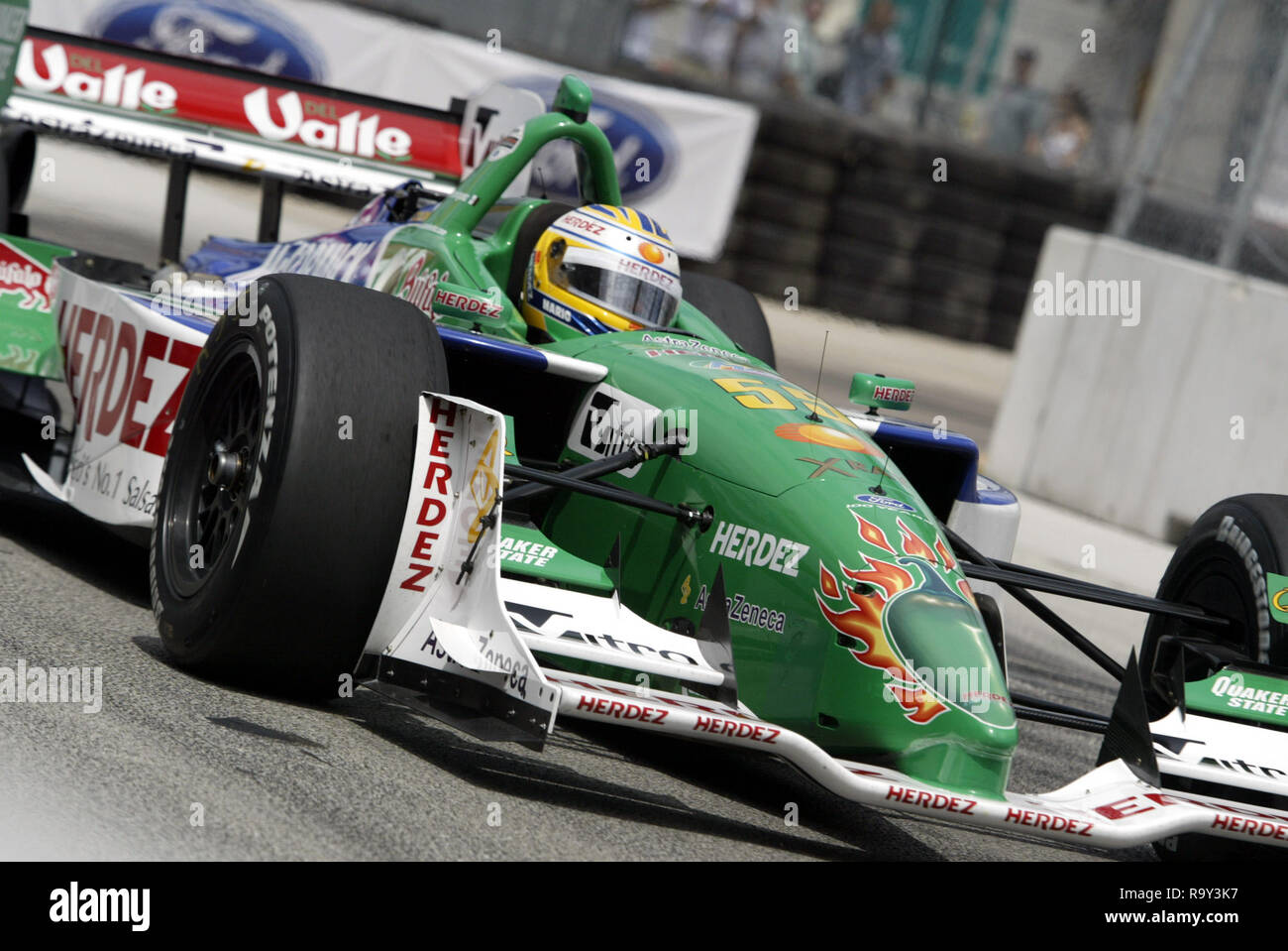 Mario Dominguez of Mexico runs though turn 13 en route to victory in ...