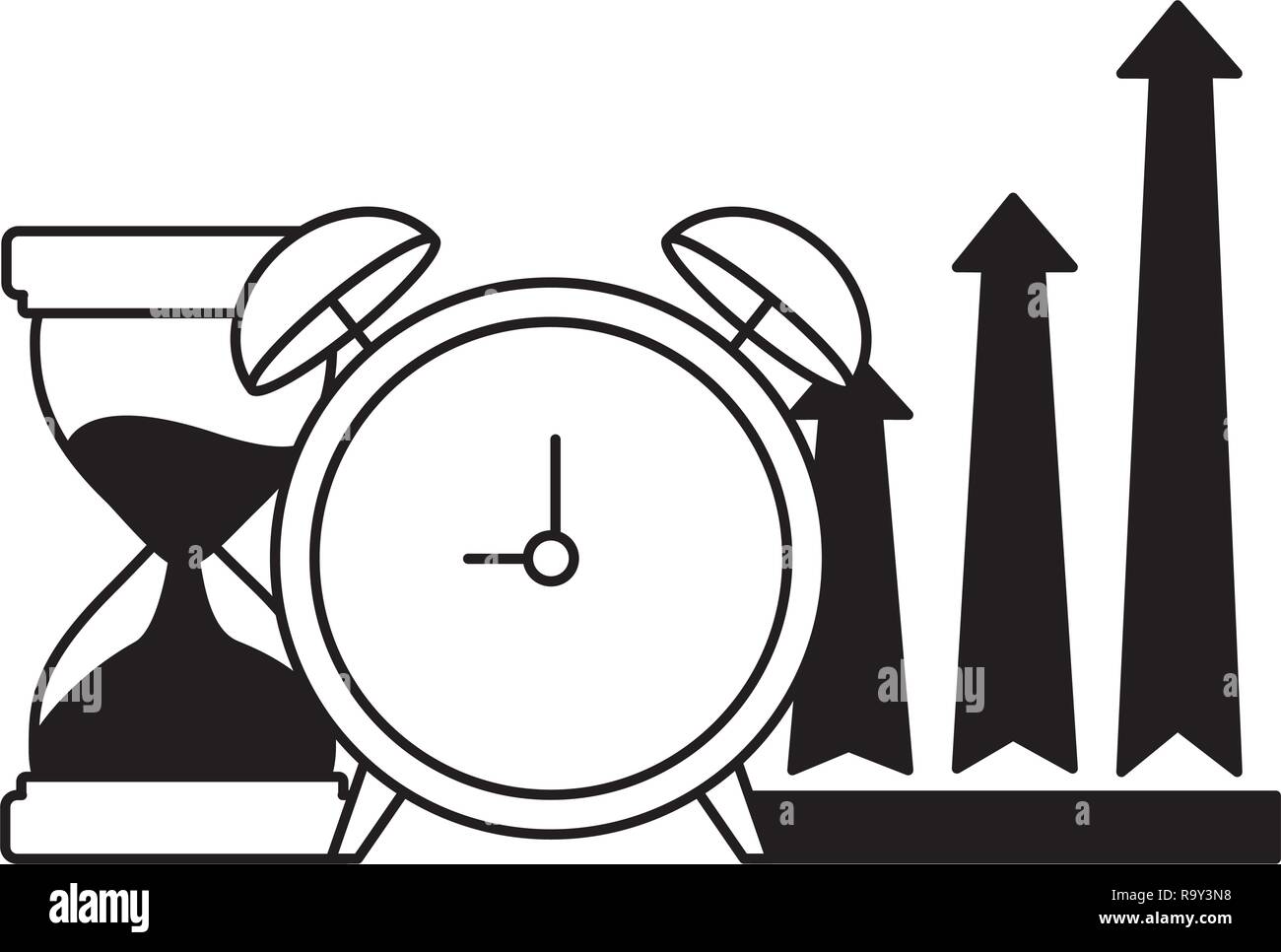 Reliability with clock icon Stock Vector Images - Alamy