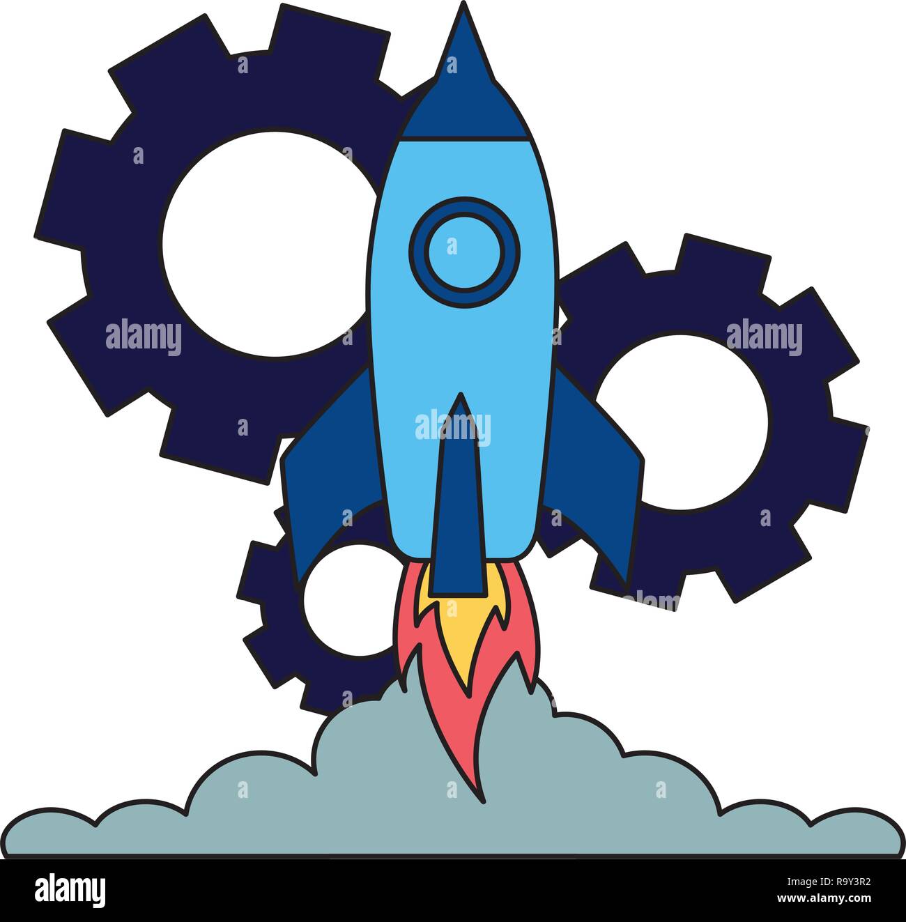 Launching gear Stock Vector Images - Alamy
