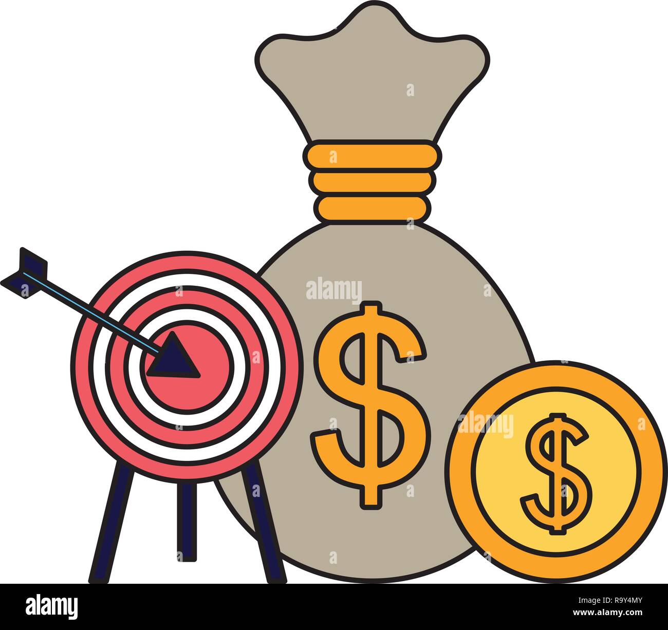 business money success Stock Vector Image & Art - Alamy