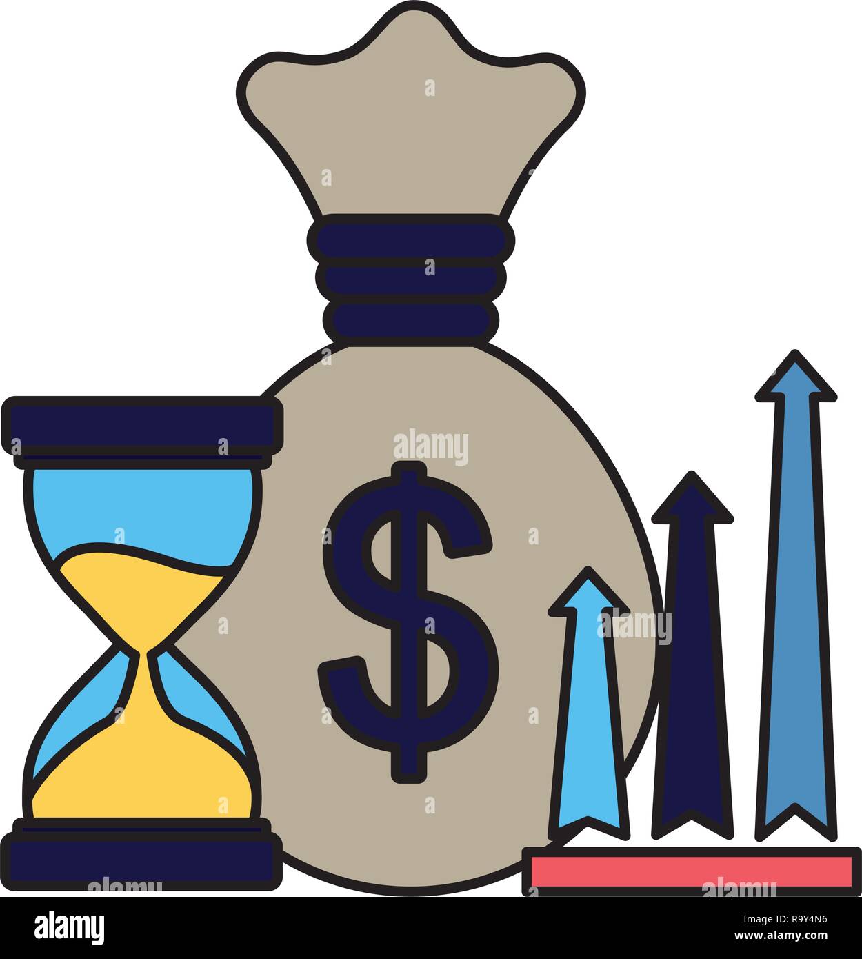 Money banknotes icon drawn Stock Vector Images - Alamy