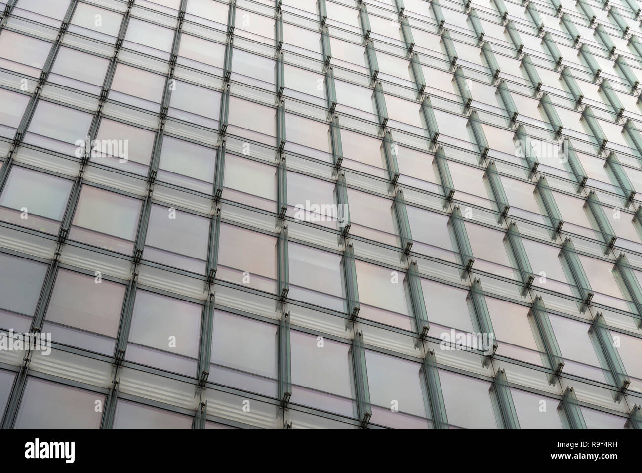 Looking up view at the windows of an office building Stock Photo - Alamy
