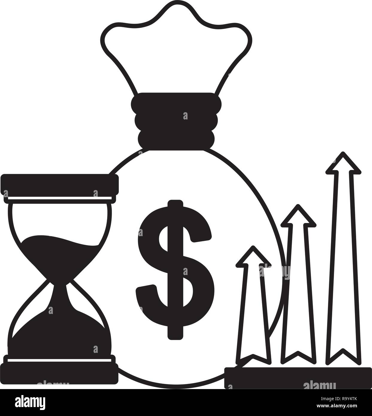 Money banknotes icon drawn Stock Vector Images - Alamy