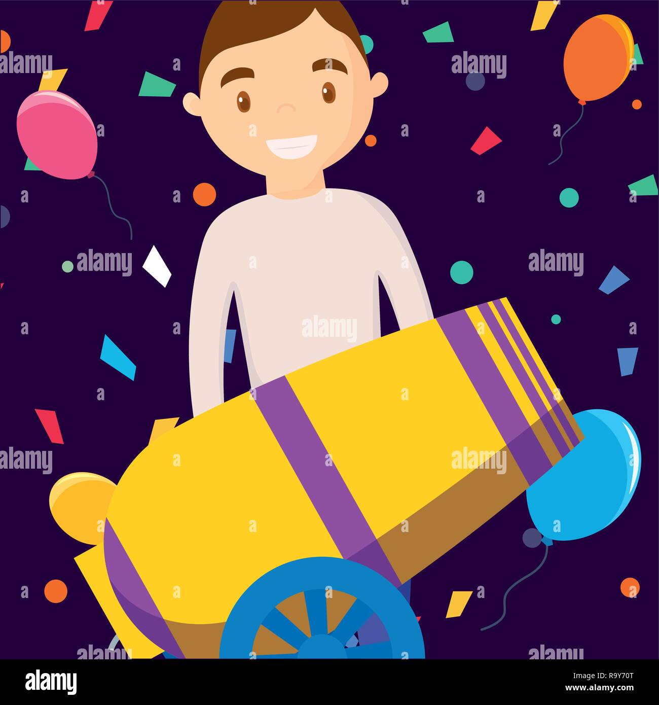circus canon isolated icon vector illustration design Stock Vector ...