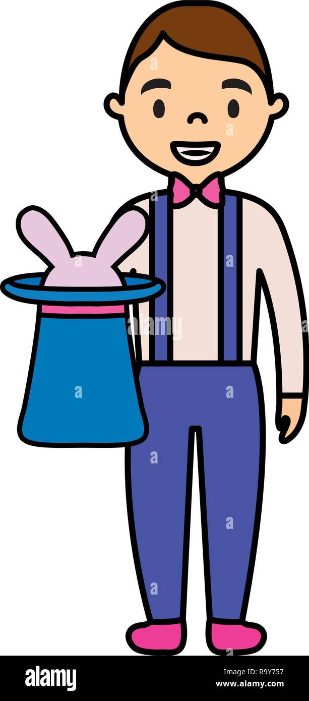 magincian circus avatar character vector illustration design Stock ...