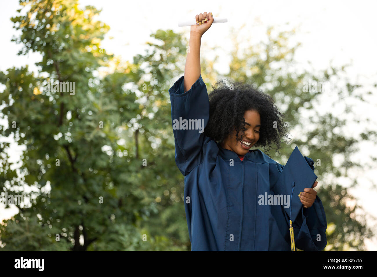 African american graduation hi-res stock photography and images - Alamy