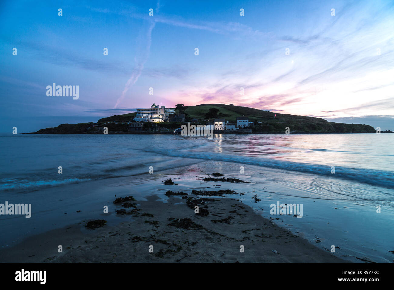 Art deco Burgh Island Hotel in Devon Stock Photo - Alamy