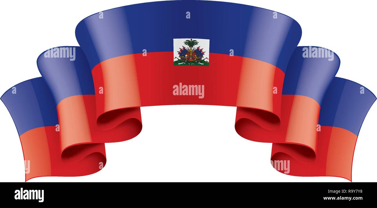 Haiti flag, vector illustration on a white background Stock Vector ...