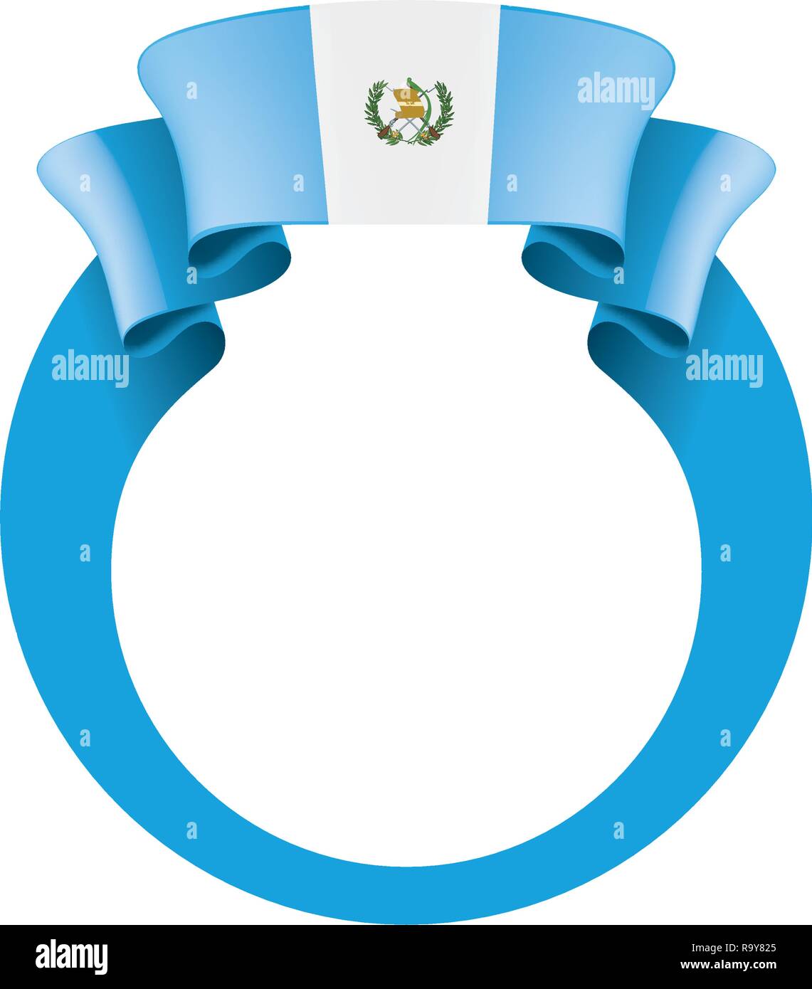 Guatemala flag, vector illustration on a white background Stock Vector ...