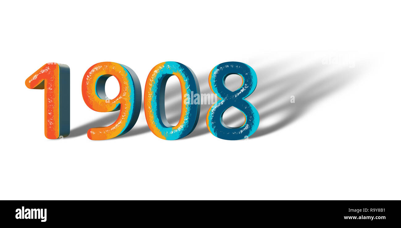 1908 year Cut Out Stock Images & Pictures - Alamy