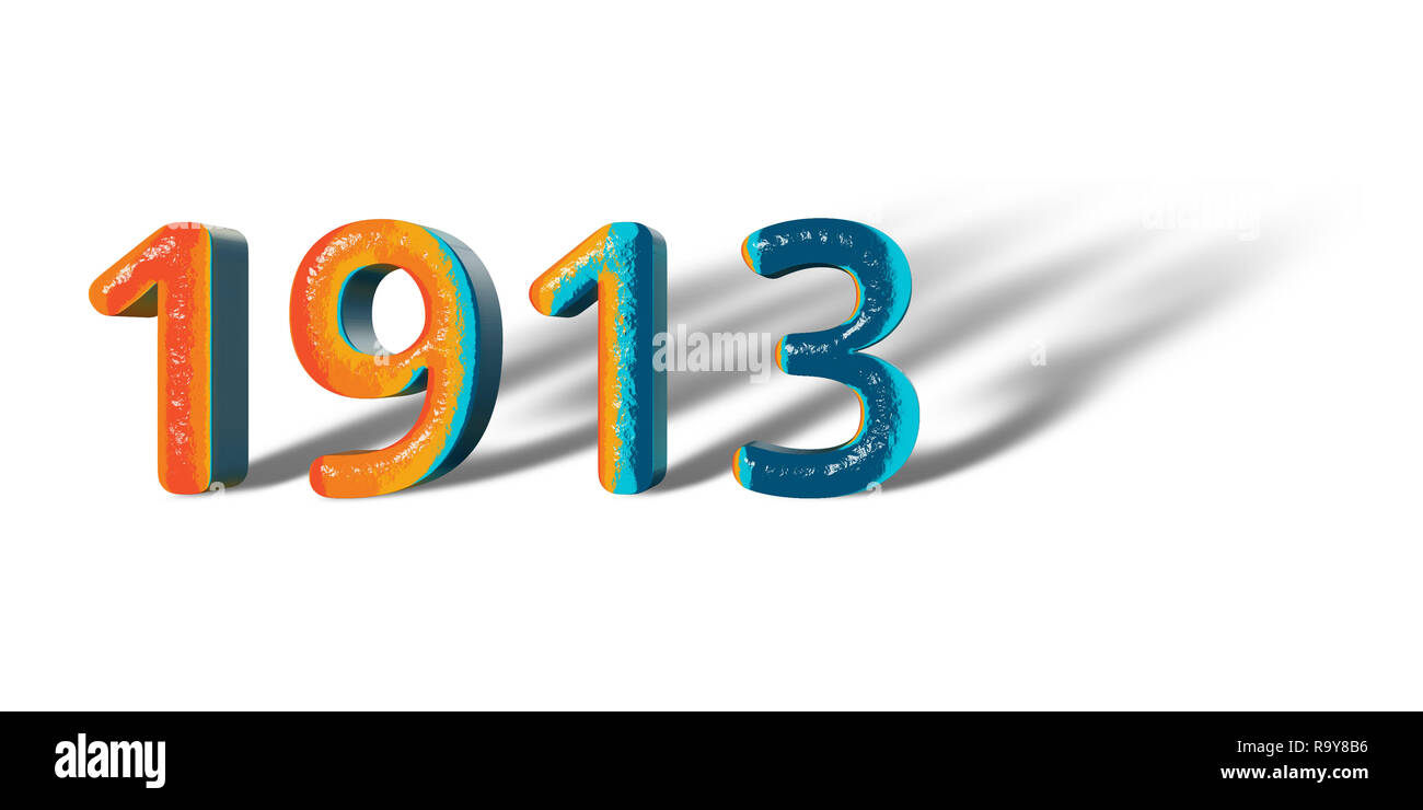 1913 anniversary Cut Out Stock Images & Pictures - Alamy