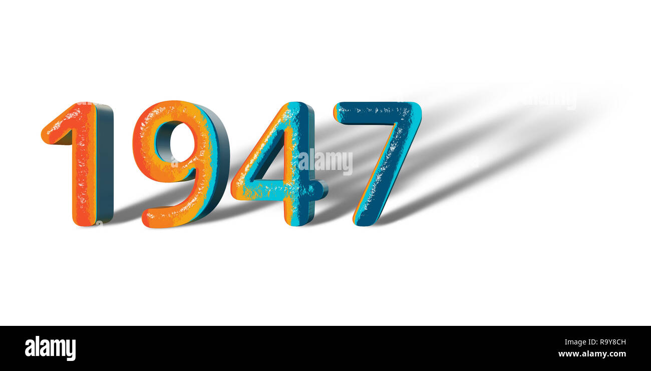 1947 year Cut Out Stock Images & Pictures - Alamy