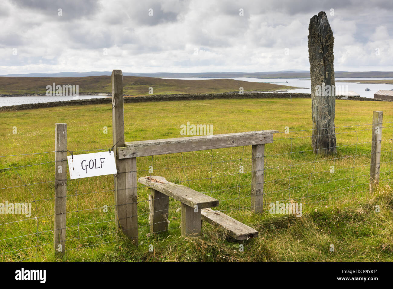 Shetland unst standing stone hi-res stock photography and images - Alamy