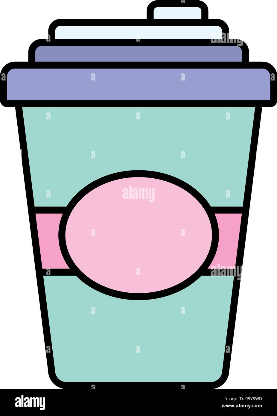 plastic cup container icon vector illustration design Stock Vector ...