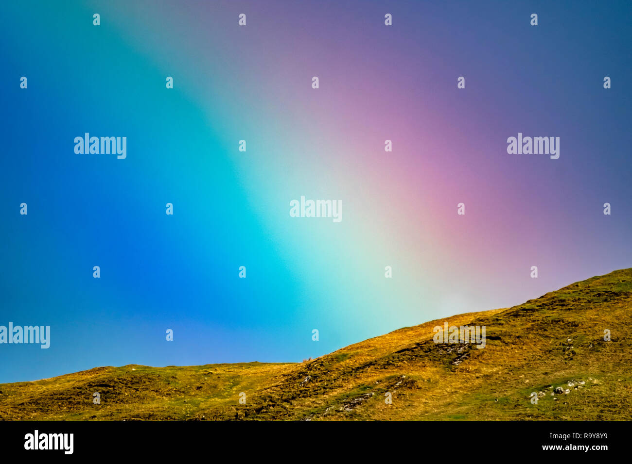 Above a rainbow and storm clouds hi-res stock photography and images ...
