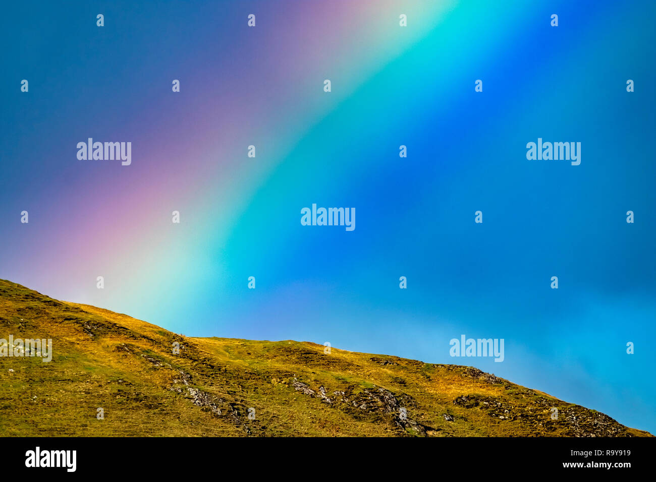Above a rainbow and storm clouds hi-res stock photography and images ...