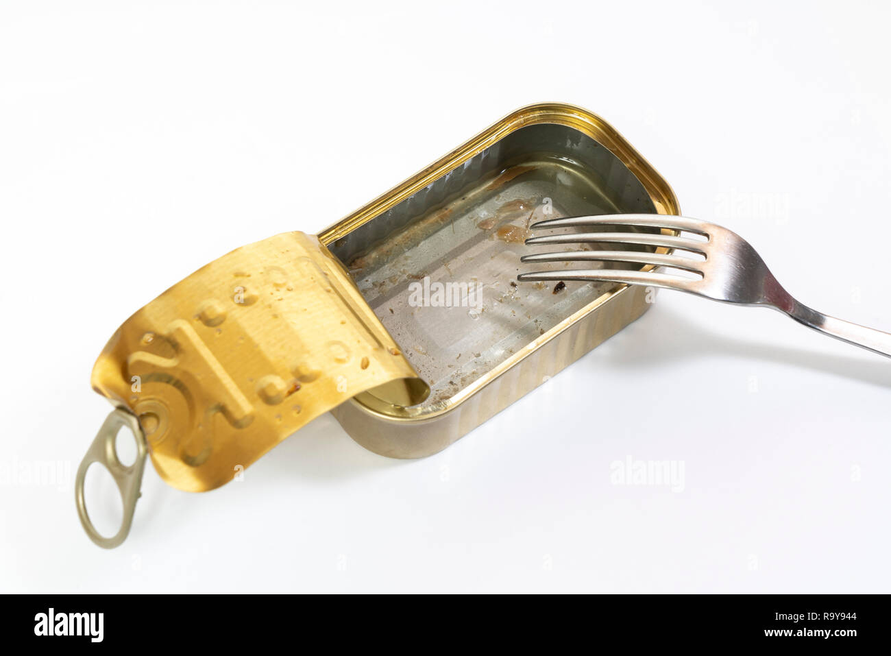 Canned fish in oil Cut Out Stock Images & Pictures - Alamy