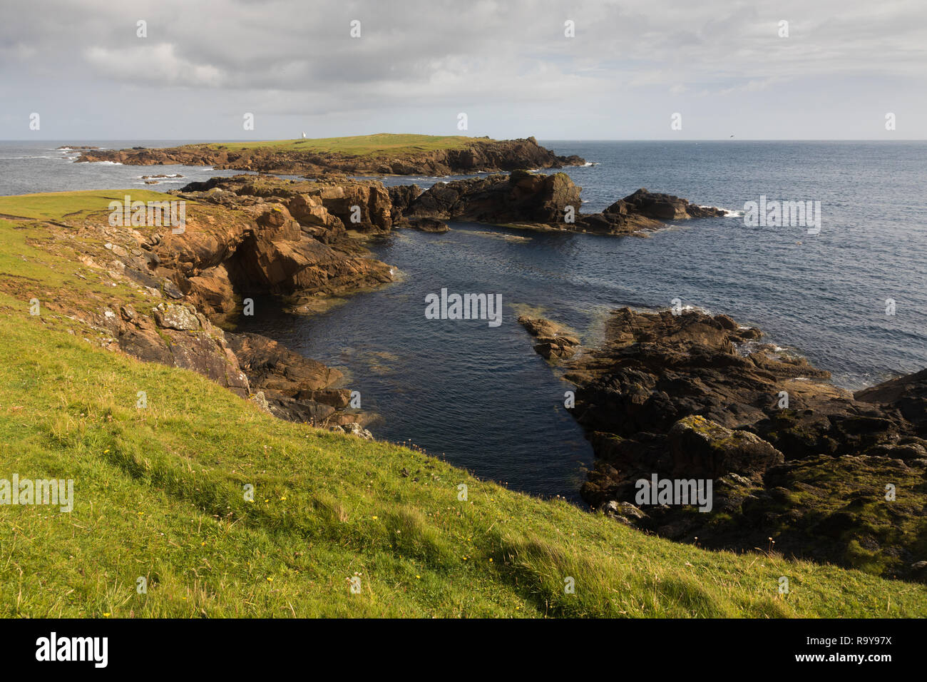 Northern coast of Unst, Shetland, UK Stock Photo - Alamy