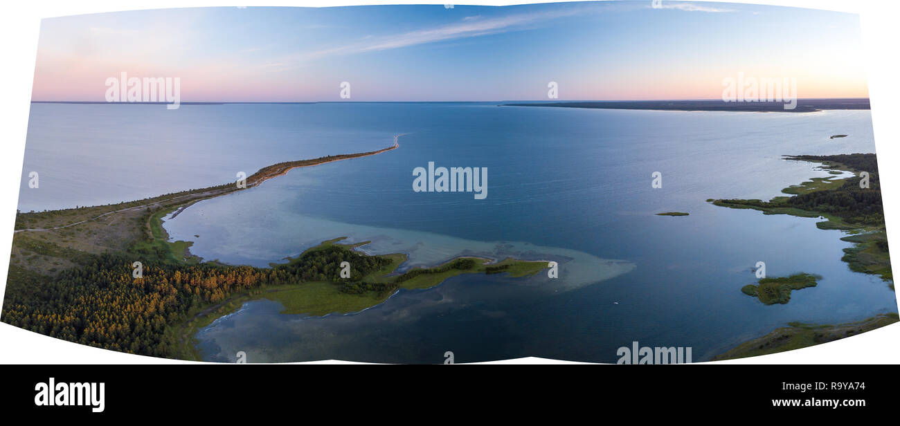 Spit of Hiiumaa island in Estonia. Baltic sea Stock Photo - Alamy