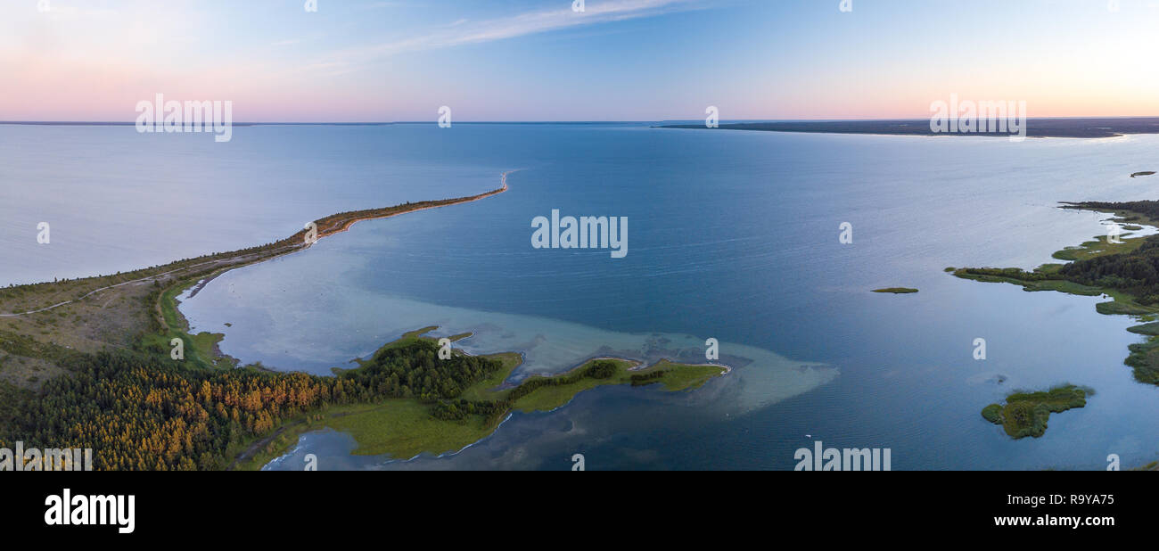 Spit of Hiiumaa island in Estonia. Baltic sea Stock Photo - Alamy