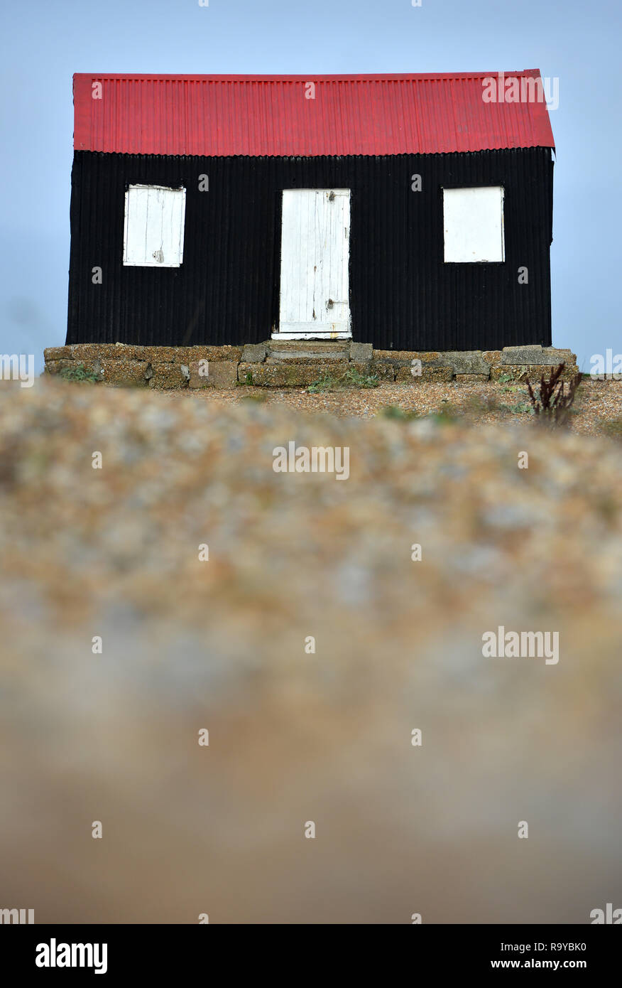 Red hut rye harbour hi-res stock photography and images - Alamy