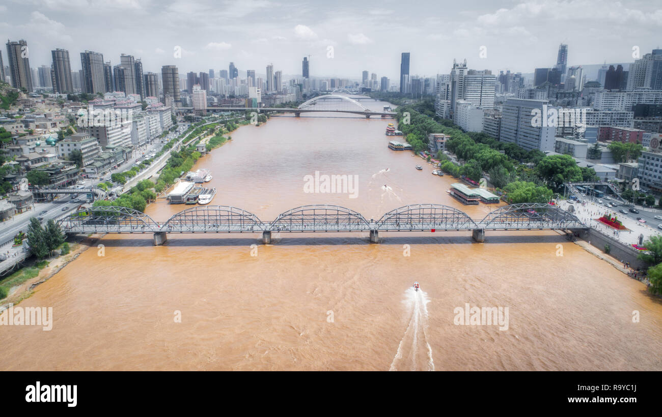 Aerial photography lanzhou hi-res stock photography and images - Alamy