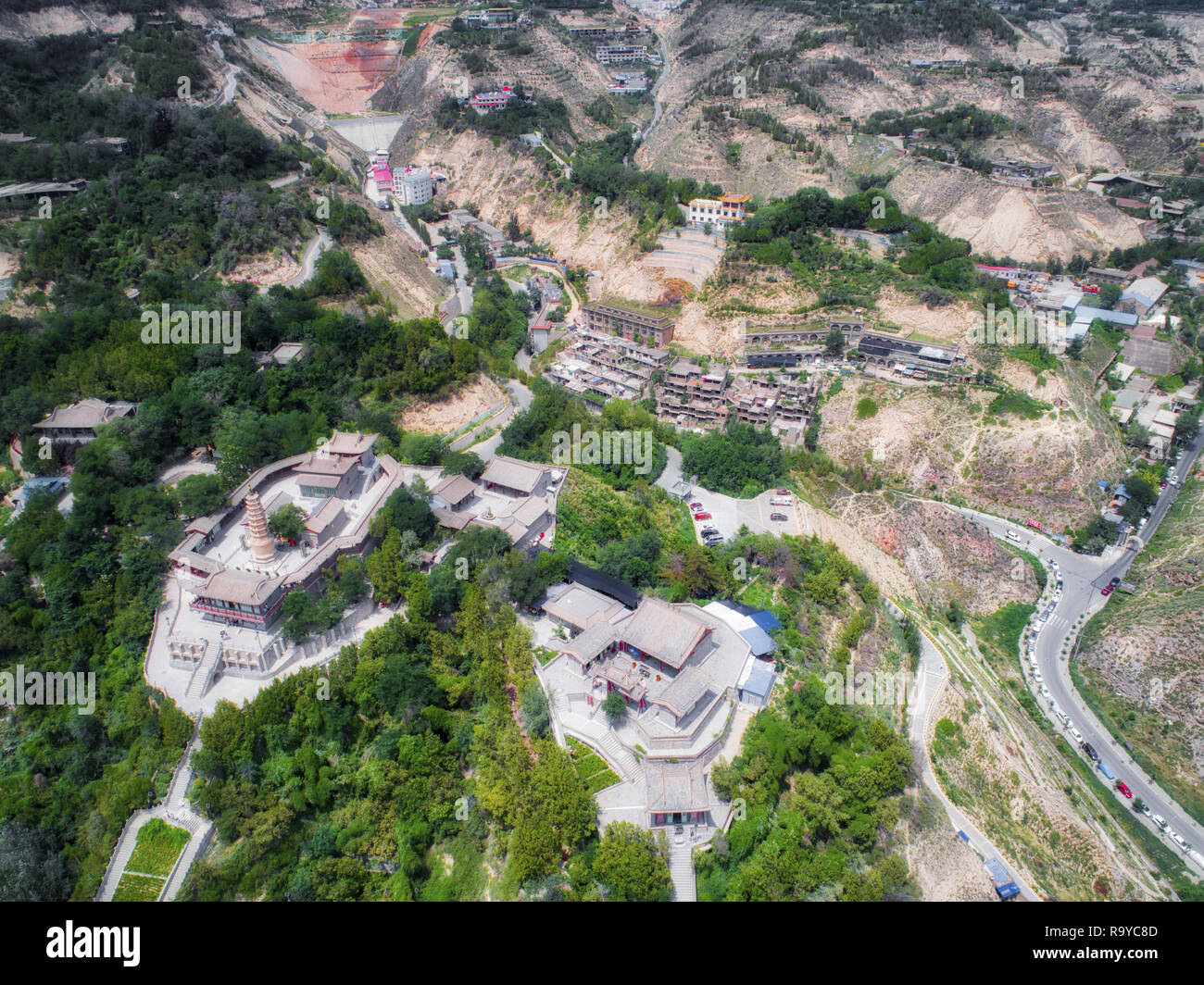 aerial photography of Lanzhou city Stock Photo - Alamy