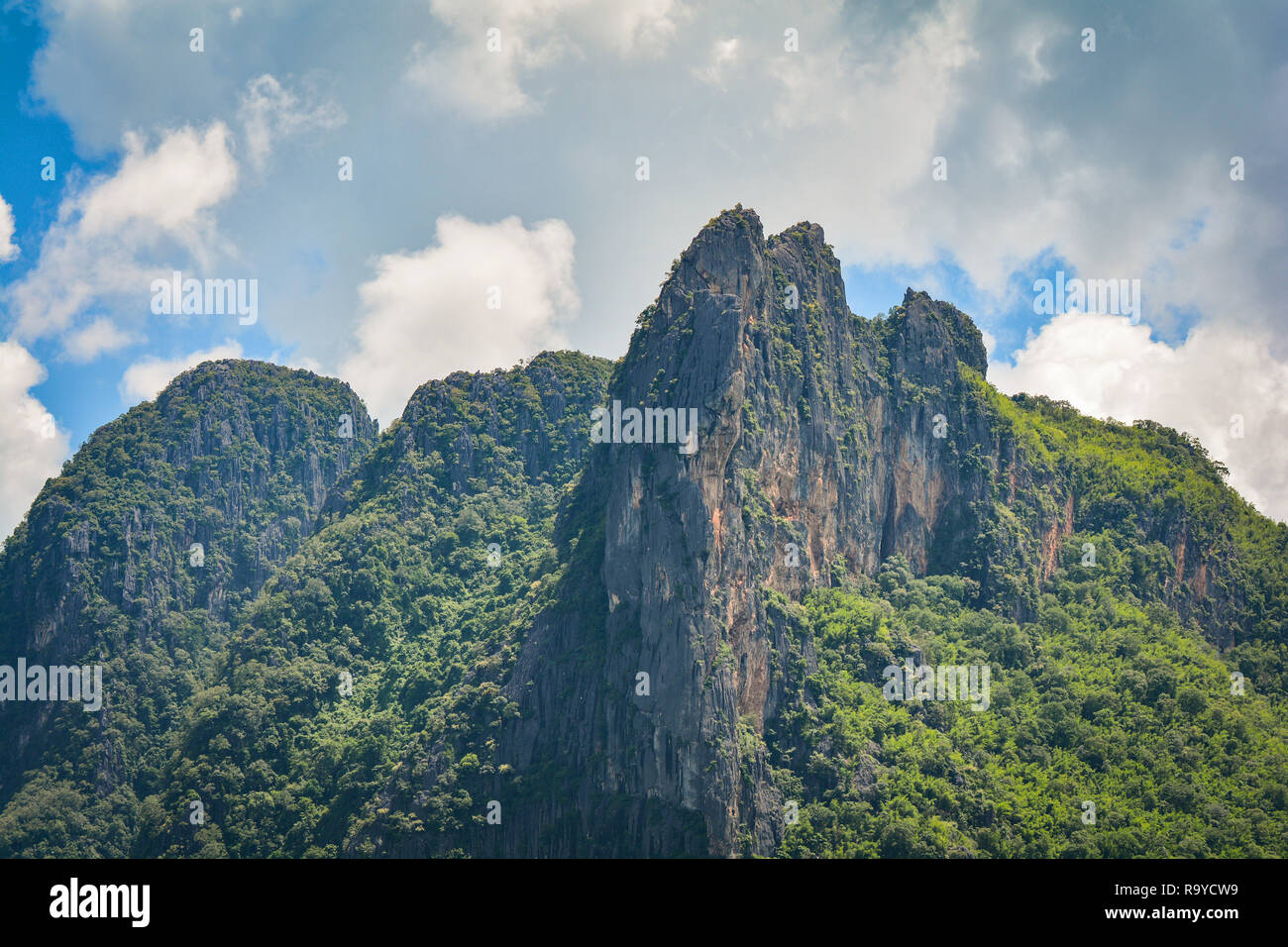 Mountain stone / view of cliff and big and tall mountains stone in ...