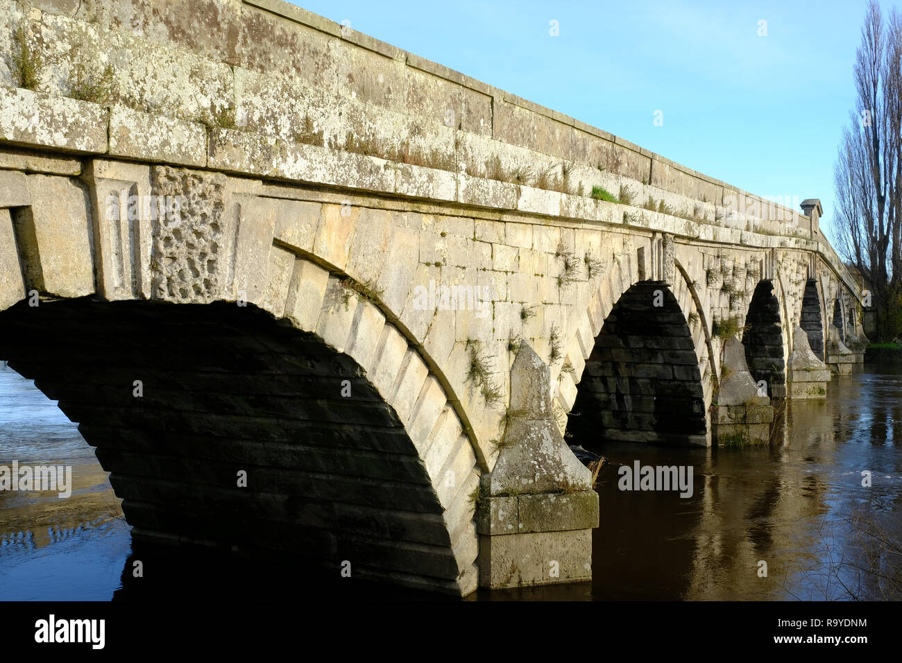 Atcham Bridge across the River Severn, Shropshire, UK Stock Photo - Alamy