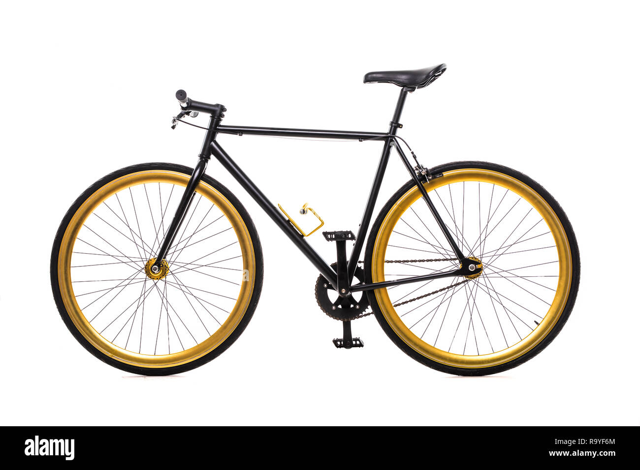 Person on bike city Cut Out Stock Images & Pictures - Alamy