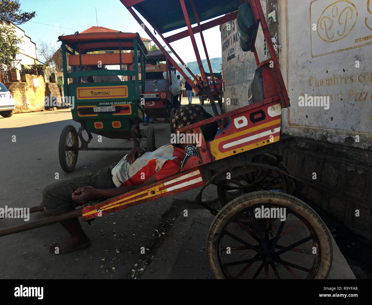 Driver having a break hi-res stock photography and images - Alamy