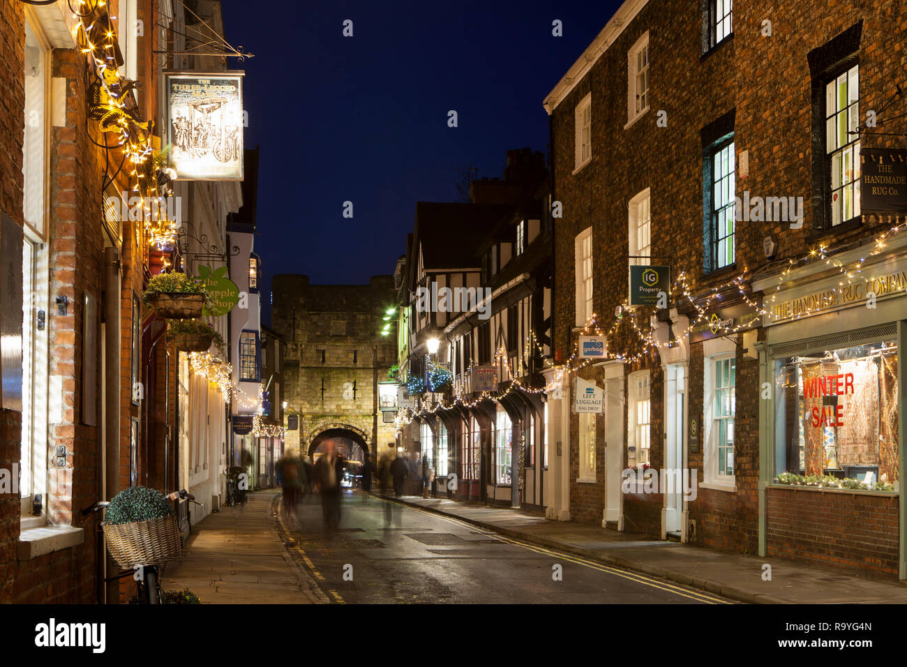 Medieval gate city york hi-res stock photography and images - Alamy