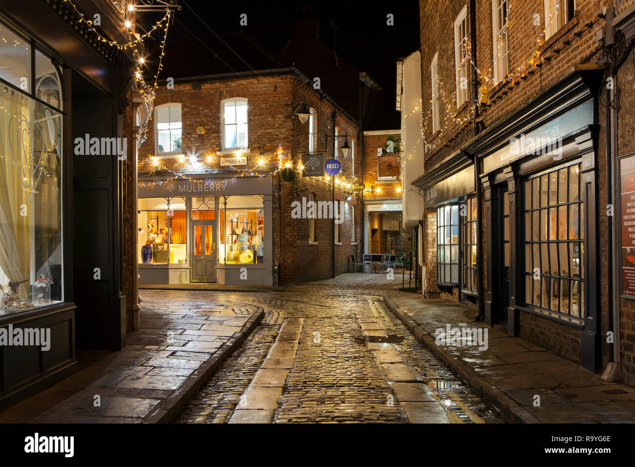 Decorated medieval shop front hi-res stock photography and images - Alamy