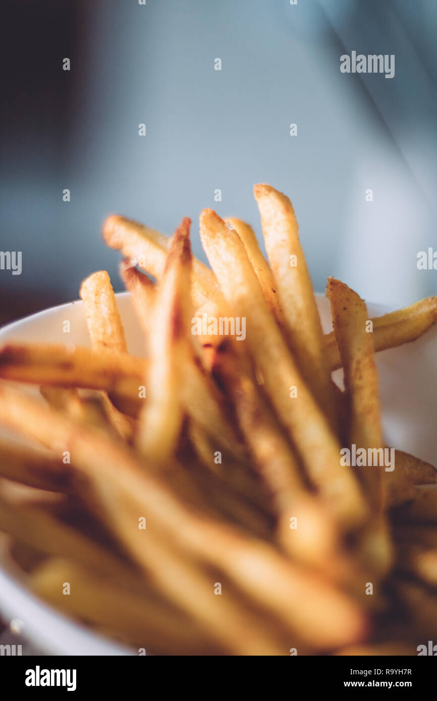 rustic food and homemade cooking styled concept - just cooked french ...