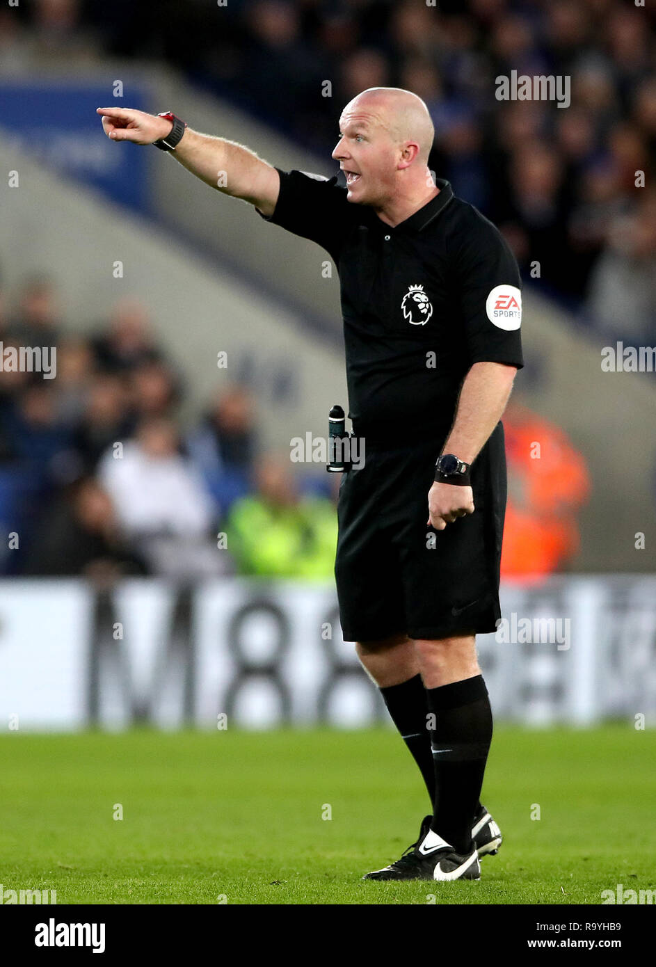 Match referee Simon Hooper during the Premier League match at the King ...